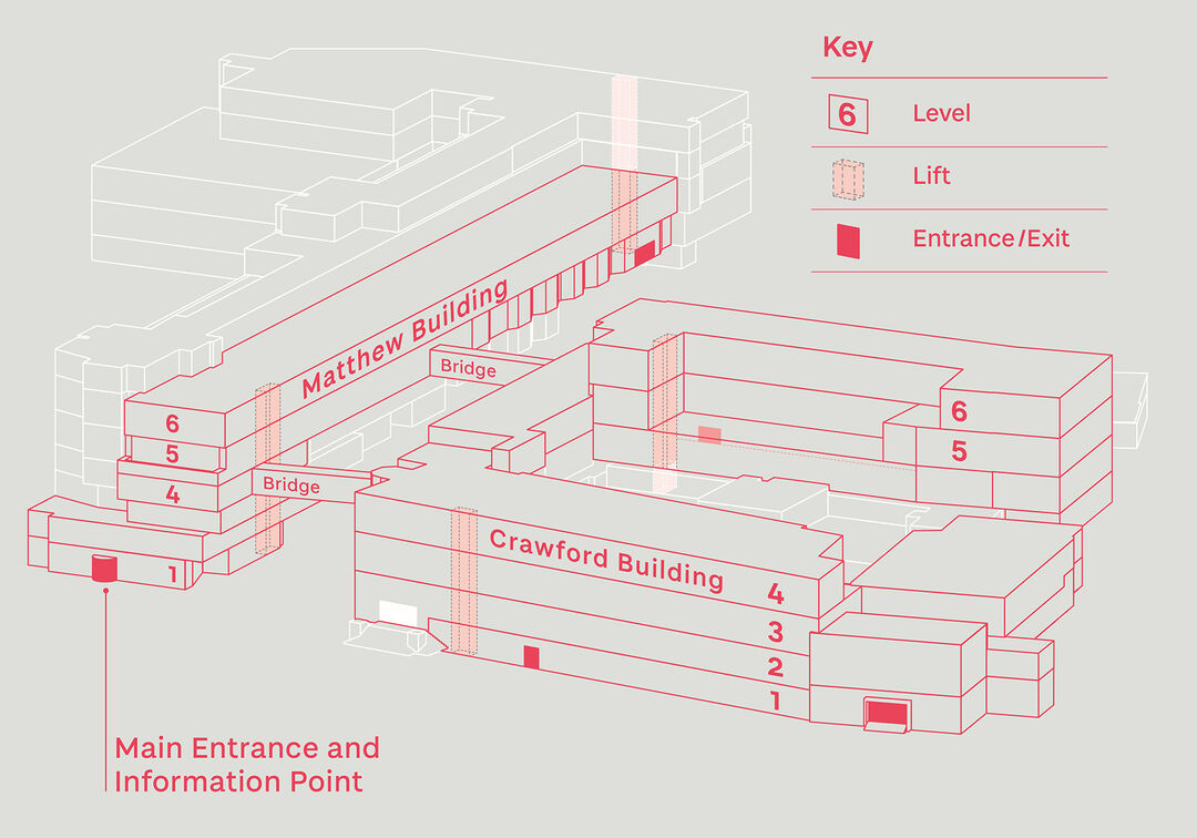 Degree Show map | University of Dundee, UK