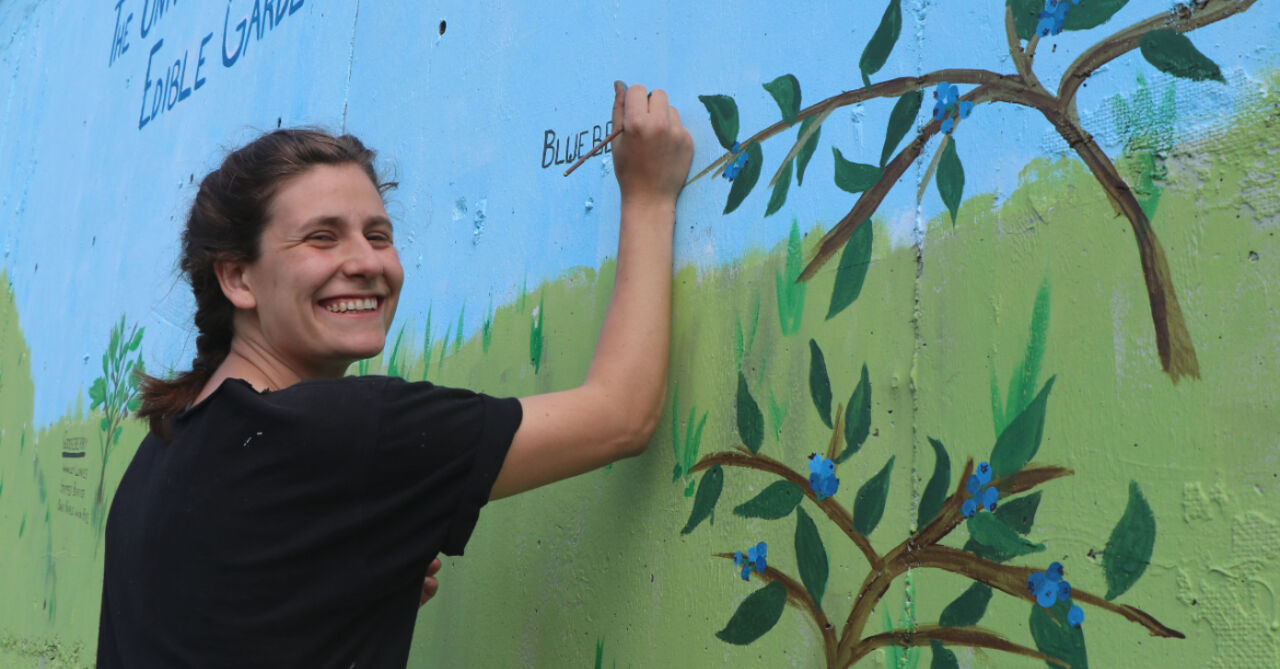 Garden mural to sprout interest in healthy eating | University of ...